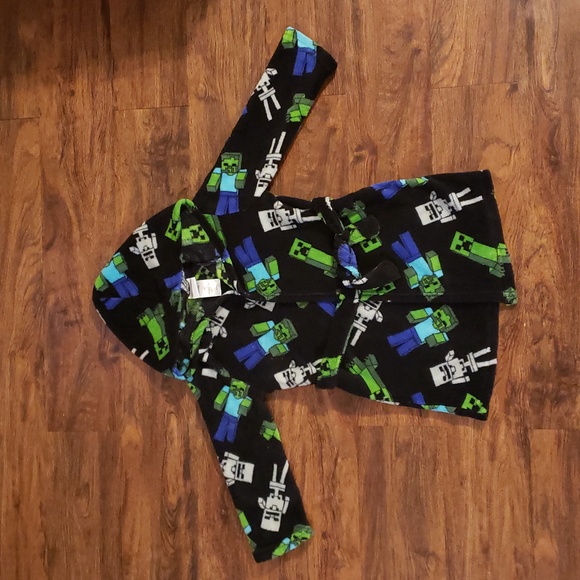 Mojang | Pajamas | Minecraft Robe Boys 6 | Poshmark